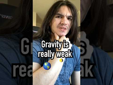 Gravity is really weak. ???? #physics #science #astronomy #astrophysics
