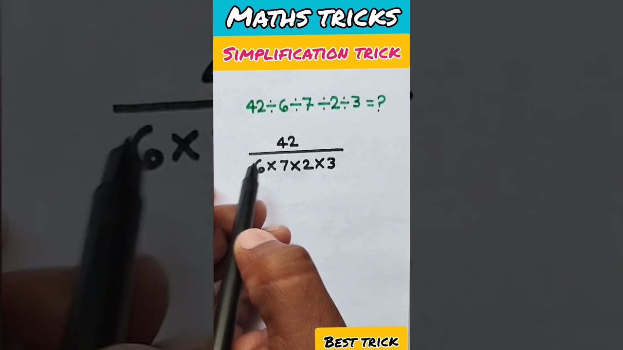 simplification best trick👨‍🏫 #simplification #maths #tricks #shorts #division  #shortvideo  #viral