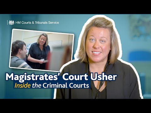 Inside the Criminal Courts with Magistrates' Court usher Jennifer