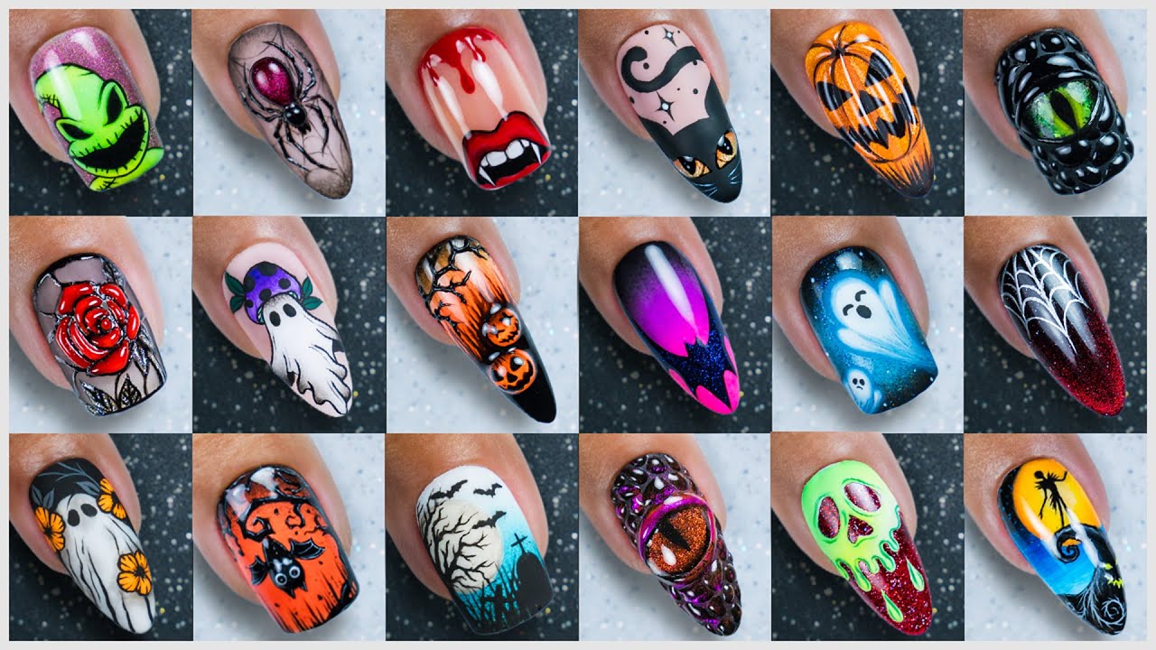 30+ Best Spooky Beautiful Nail Art Ideas | Top Halloween🎃Compilation