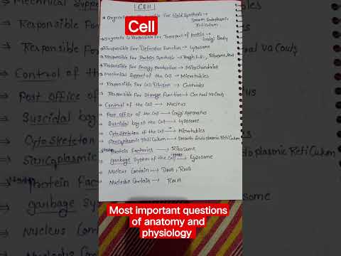important questions of anatomy and physiology 💯#anatomy #viral #tissue #video