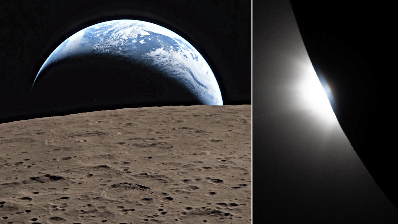 Humanity’s Farthest Step From Earth in 4K | NASA Artemis II Achievements | Solar Eclipse From Moon