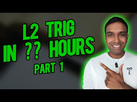 Trigonometry NCEA Level 2 in ?? hours | Part 1