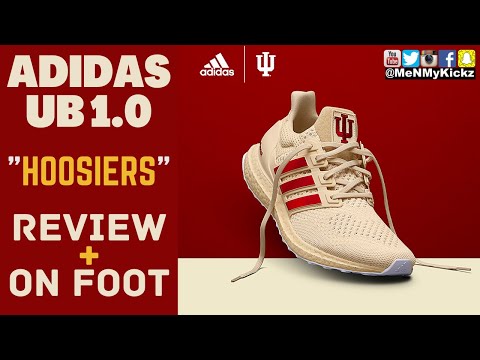 Adidas UltraBoost 1.0 "Indiana University Hoosiers" Review + On Foot · Ultra Boost UB IU On Feet
