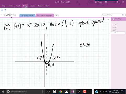 Finding Slopes of & Graphing Tangent Lines to a Curve on Paper and in MyMathLab.