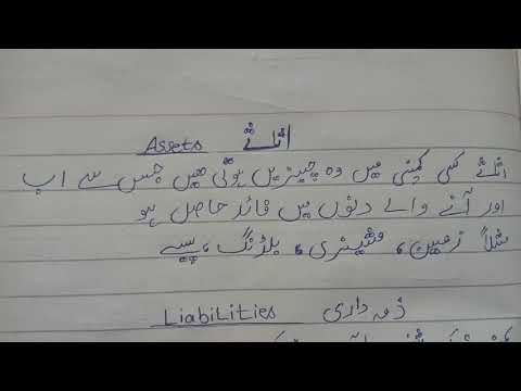 What is Assets, Liabilities and Owner Equity in Urdu/Hindi