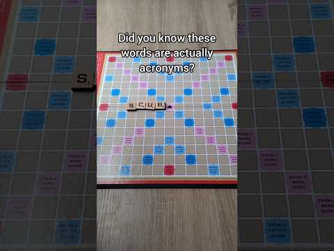 đź’ˇ these acronyms ARE allowed in Scrabble