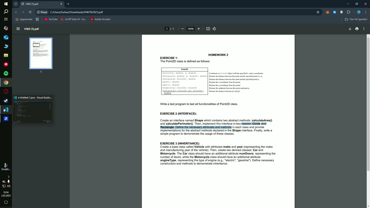 2. Week Java Homework