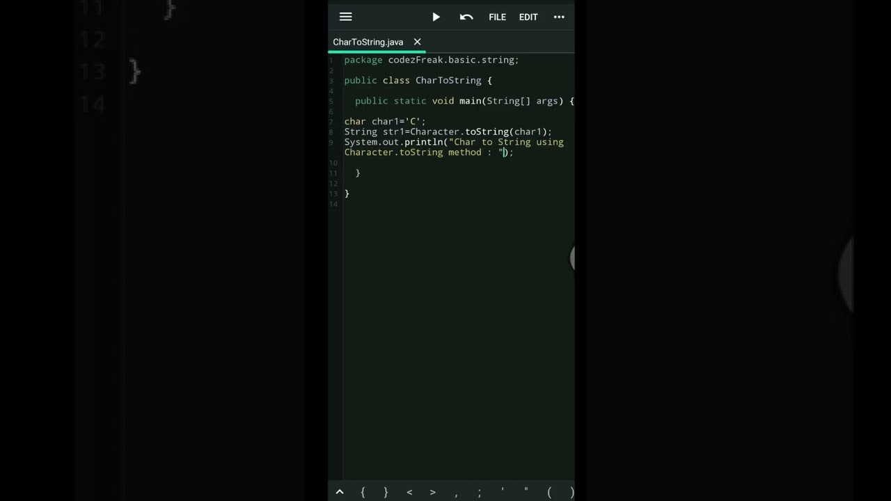 How to Convert Char to String in Java #shorts #java
