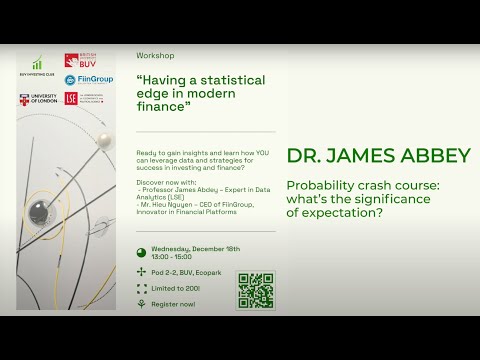 What is the significance of expectation? | Dr. James Abbey from London School of Economics