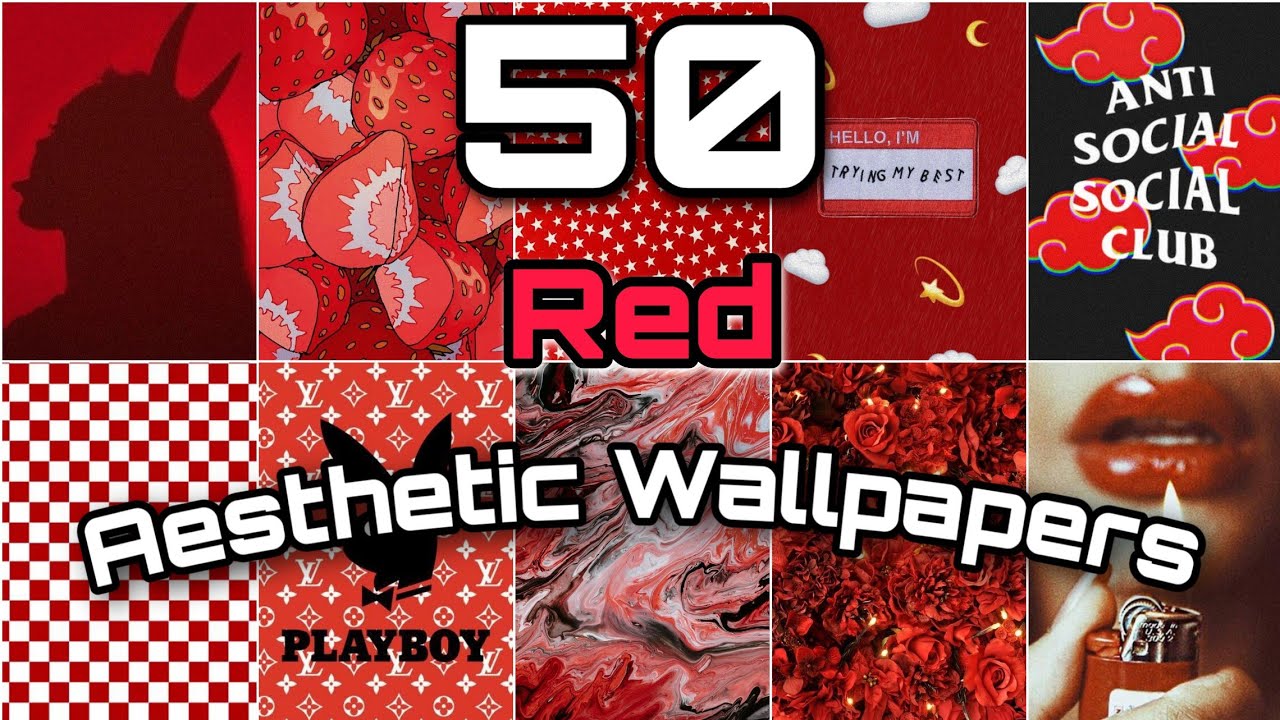 50 Aesthetic Red Wallpapers
