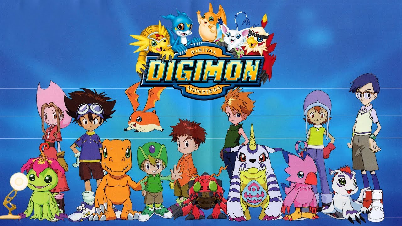 Digimon Digital Monsters Logo Spoof Luxo Lamp