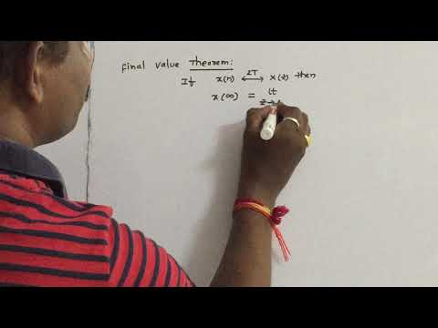 Signals & Systems - Z - Transforms - Initial Value & Final Value Theorem
