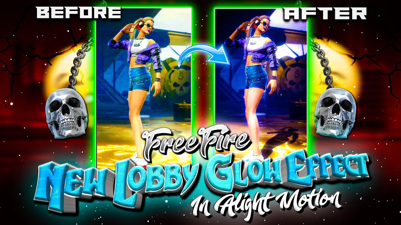 New Lobby Glow Effect in Alight Motion Tutorial💥| FF Lobby Edit Tutorial | FreeFire Color Grading