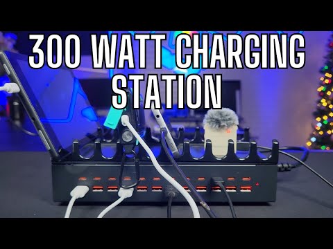 300W Charging Station with 24 Ports