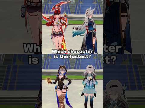 Which Waifu is the fastest?! Honkai Star Rail #SummerOnShorts