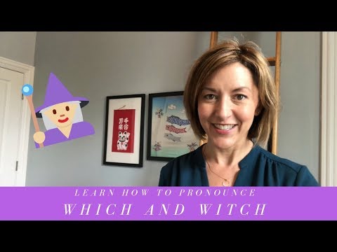 Learn to Pronounce WHICH & WITCH - American English Homophone Pronunciation Lesson #learnenglish