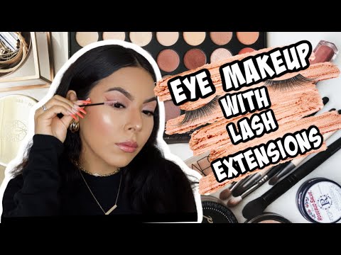 MAKEUP TRICKS FOR LASH EXTENSIONS!