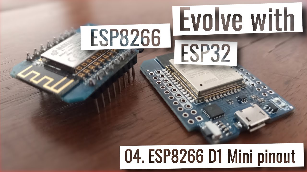 ESP32 & ESP8266 - ESP8266 D1 Mini pinout