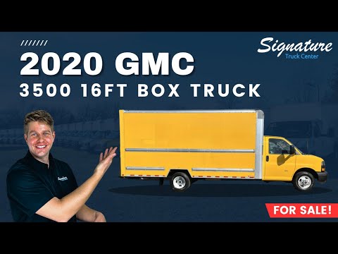 2020 GMC 3500 16ft Box Truck - For Sale at Signature Truck Center