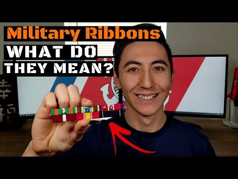 What do my military ribbons mean?