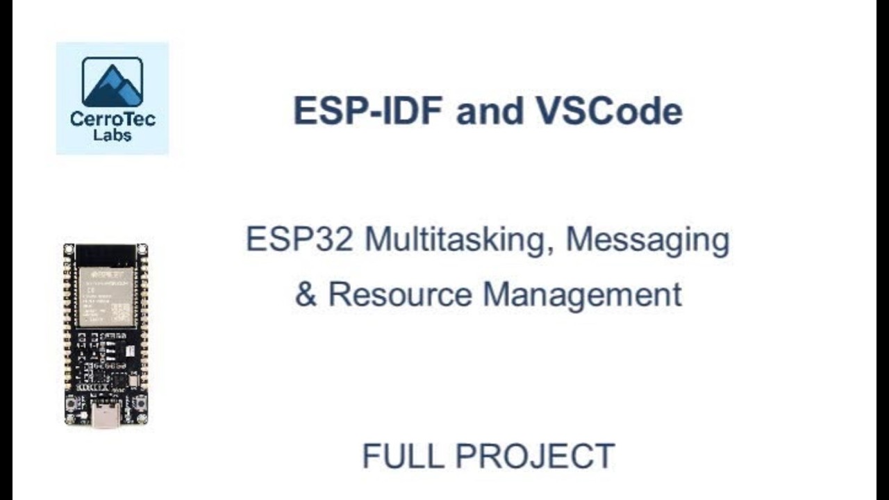 ESP32 | Multitasking, Messaging and Resource Management | ESP-IDF and VSCode | FULL PROJECT