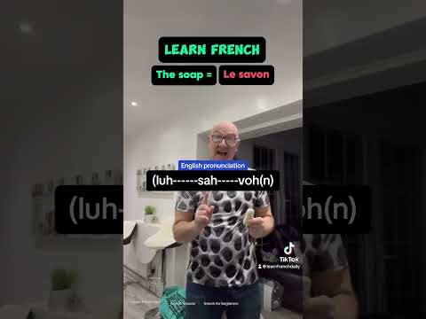 Learn French | #shorts | SOAP in French | #Youtubeshorts | French Lessons