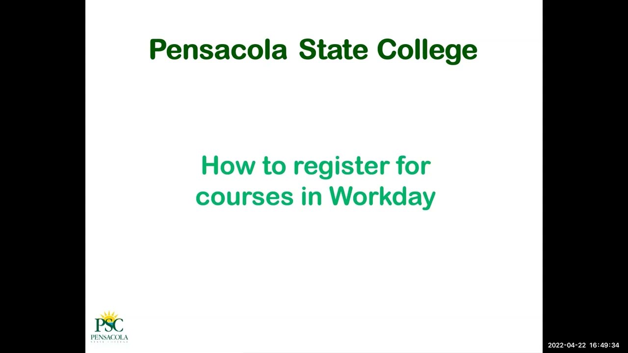 How to Register for Courses in Workday
