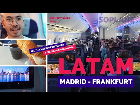 LATAM Economy Class Review - Madrid to Frankfurt 787-9 (2019)