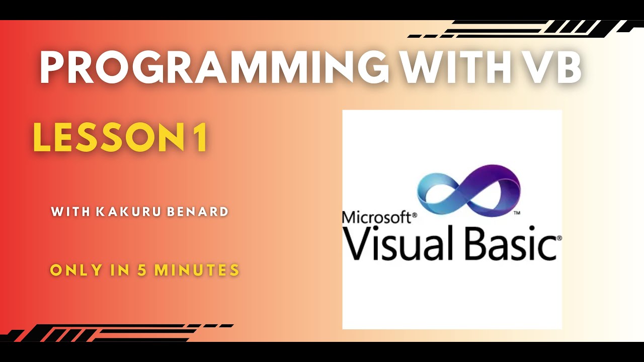 Programming With VB Lesson 1