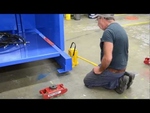 How to Use Machinery Skates, Toe Jacks and Roller Skids