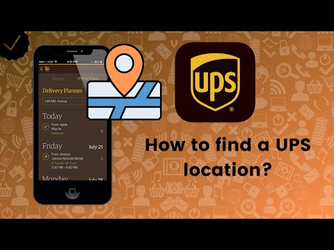 How to find a UPS location on UPS Mobile?