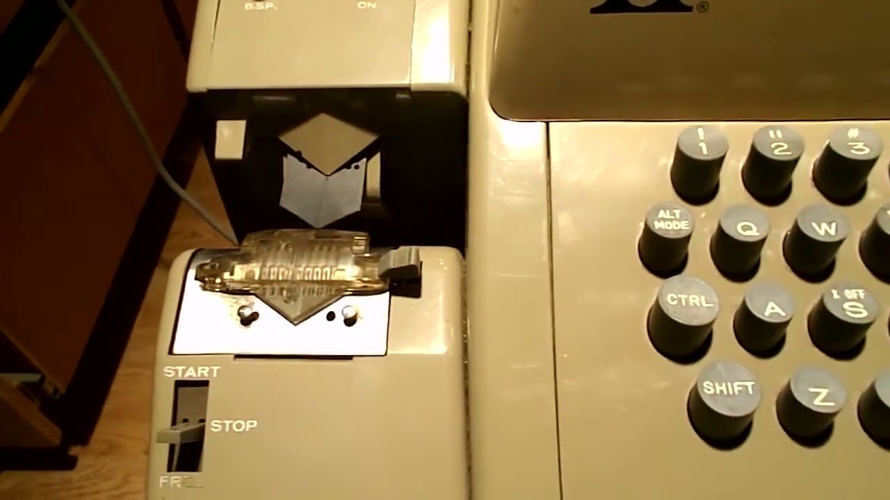 TeleType ASR 33 in Action