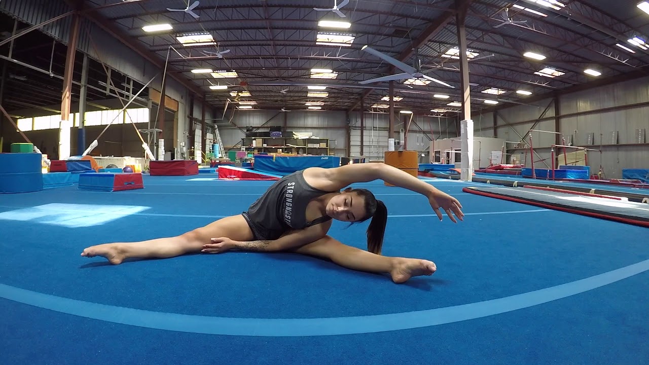 Seated Straddle Stretch with Side Reach