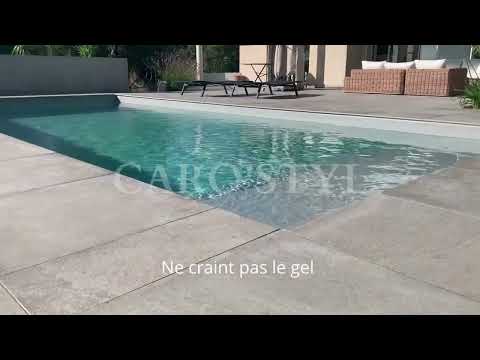 Carrelage extérieur design, avec pose sur plot