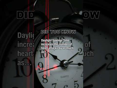 ⚠️ Daylight Savings Time Is Dangerous! ⚠️ #shorts #facts #health #dst #education