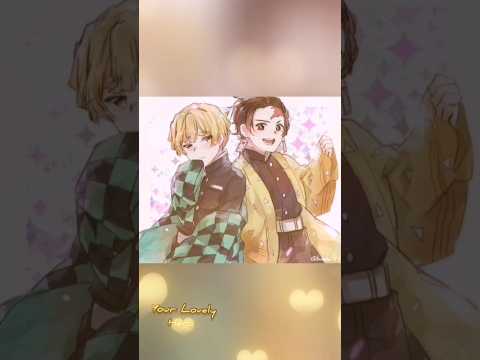 Zenitsu x Tanjiro!💛❤️#zenitsu #tanjiro #ship #anime #demonslayer #shorts #edit #video #cute