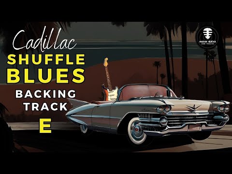 CADILLAC SHUFFLE BLUES backing track - Jam in E
