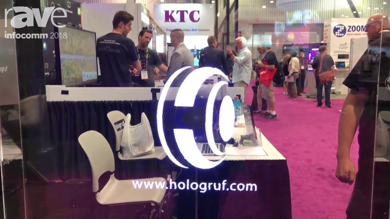 InfoComm 2018: Hologruf Shows the HOLO-100 3D Hologram for Digital Signage