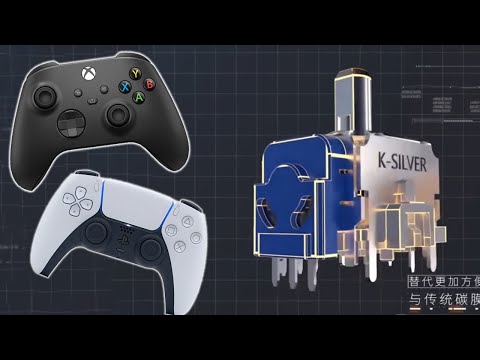Testing the k-silver hall effect sticks on the dualsense and series controller
