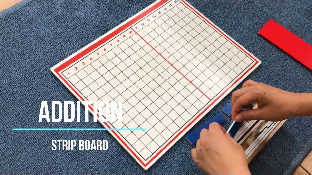 [VMI] Math - Addition Strip Board - Montessori