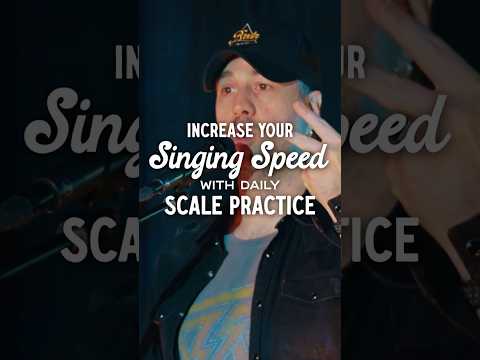 Increase Your SINGING SPEED with Daily Scale Practice #singer #singing #voice #singinglessons #music