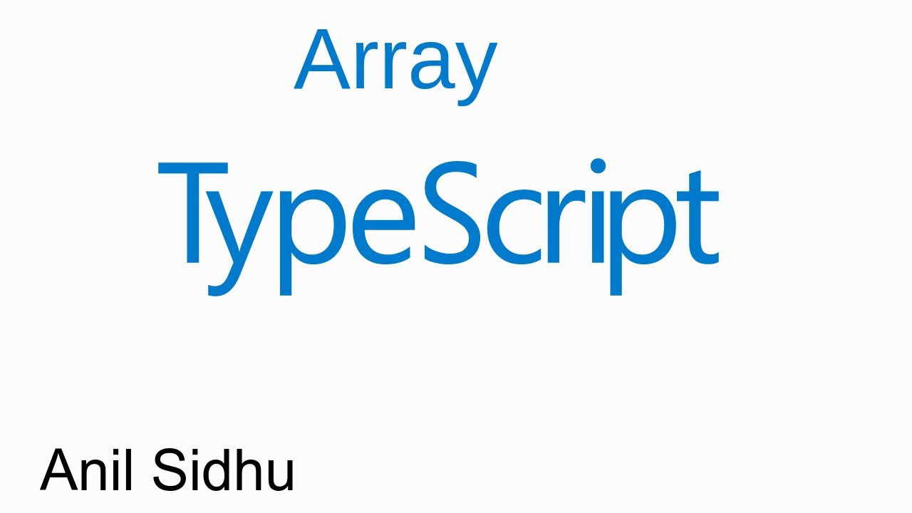 TypeScript tutorial for beginners #6 Array
