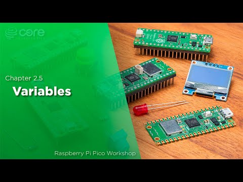 Raspberry Pi Pico Workshop: Chapter 2.5 | Variables - Video Tutorial Australia