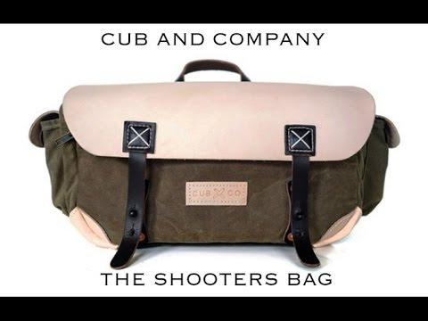 The Cub & Company Shooter's Bag. A Unique Camera Bag.