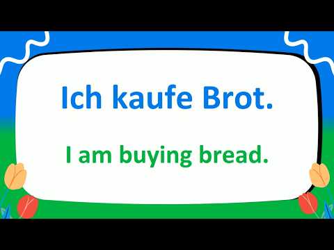 Learn 300+ Basic German Sentences for Daily Conversations | Shopping, Travel, etc.