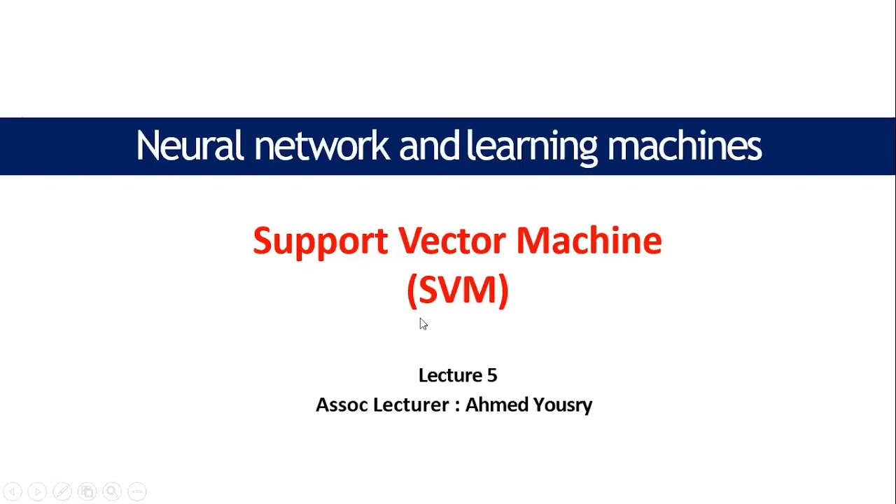 Lecture 5: Support Vector Machine Part 1