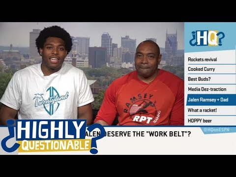 [FULL] Jalen Ramsey on HQ: My dad is tougher on me than anyone in NFL | Highly Questionable | ESPN