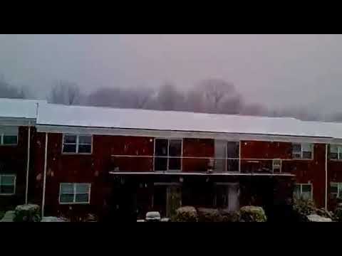 Snowfall in Troy Hill, Parsippany, NJ