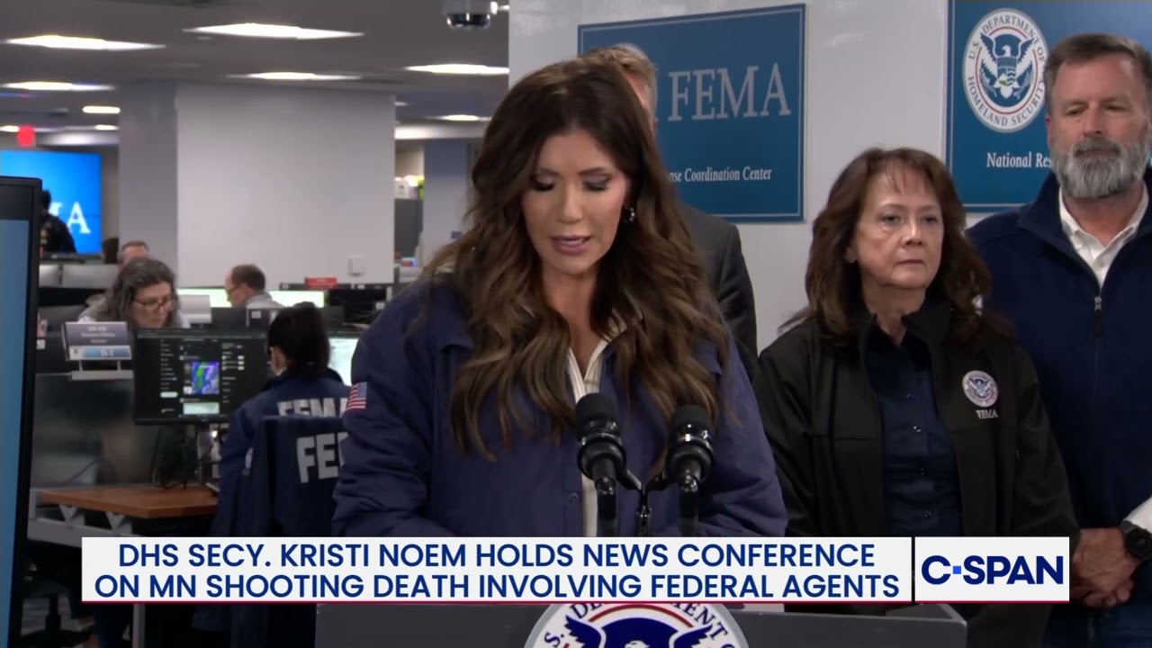 DHS Secretary Kristi Noem on Minneapolis Shooting
